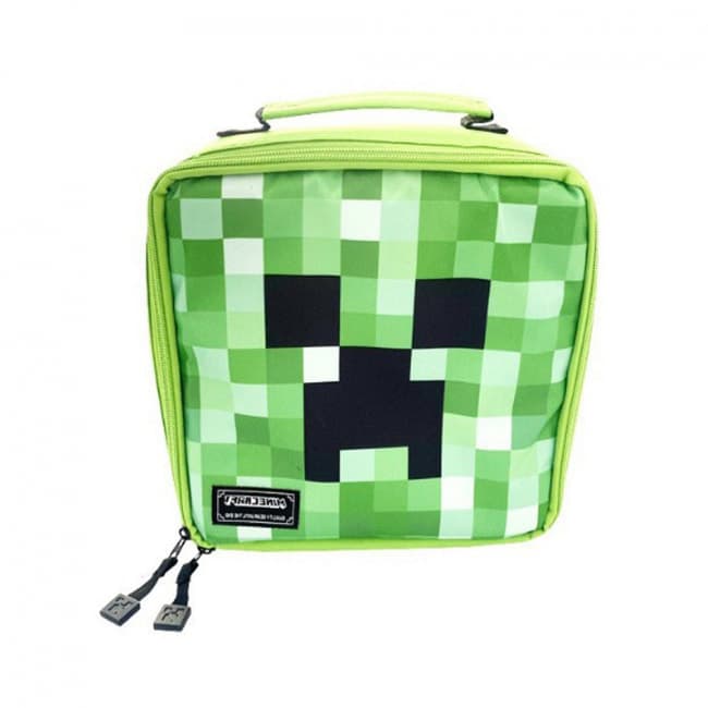 Minecraft Creeper Block Kids Lunch Box | Princess Dress World