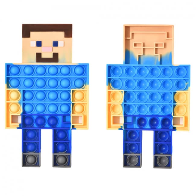 Minecraft Steve Pop It Poppet Fidget | Princess Dress World